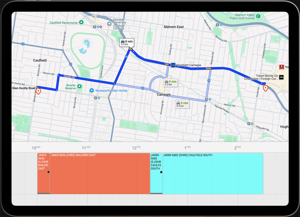 Formpiece | Simpro booking forms based on seasons and regions.